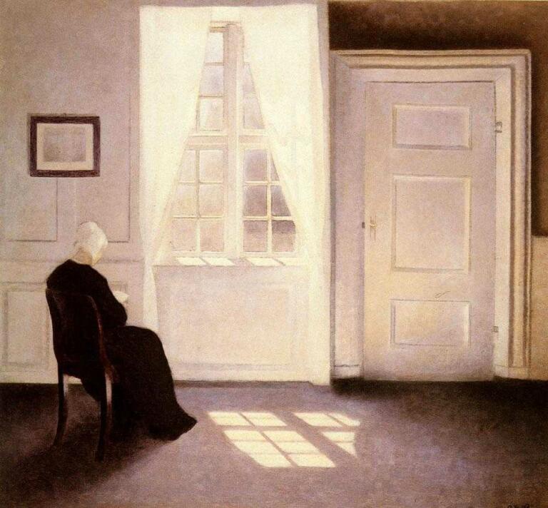 Meditasi Ruang: Lukisan Denmark Vilhelm Hammershoi